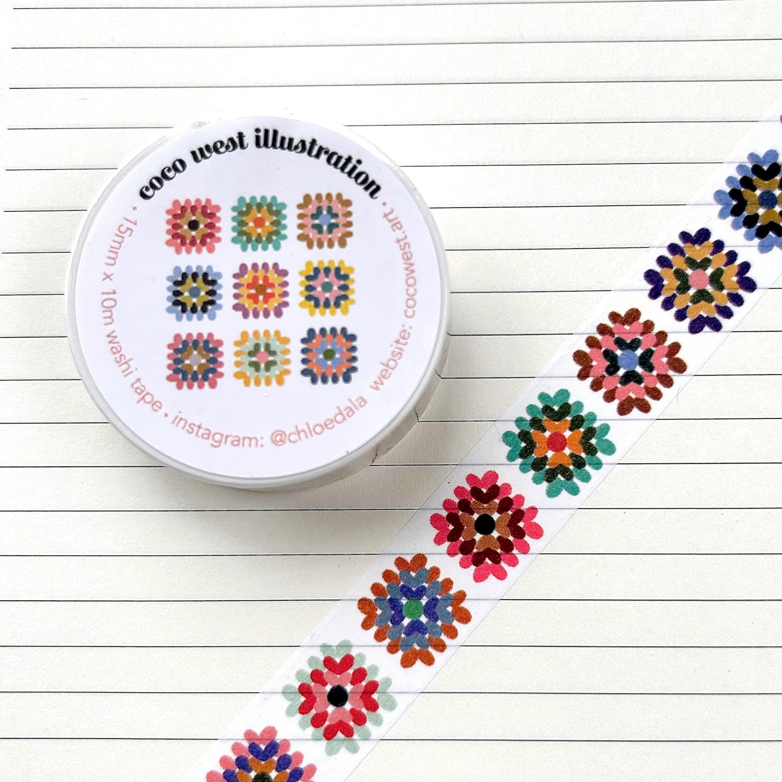 Washi Tape by Coco West Illustration – Knot and Thread Design