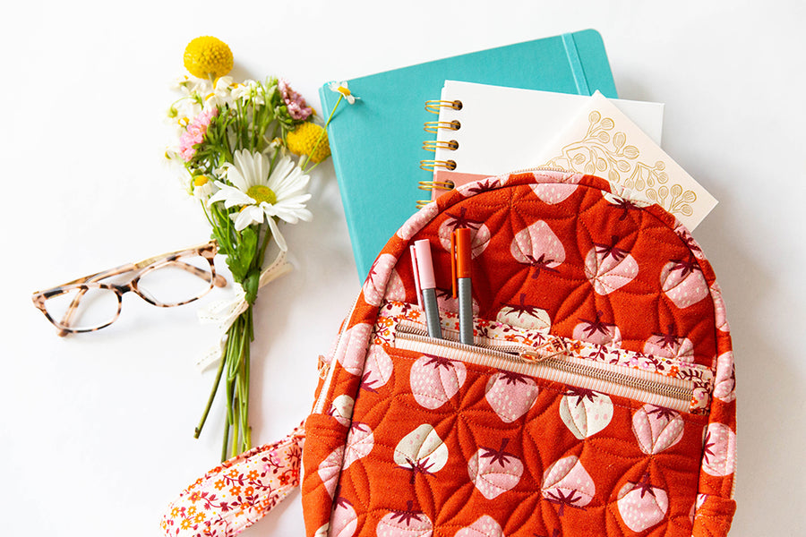 The Violet Backpack – Knot and Thread Design