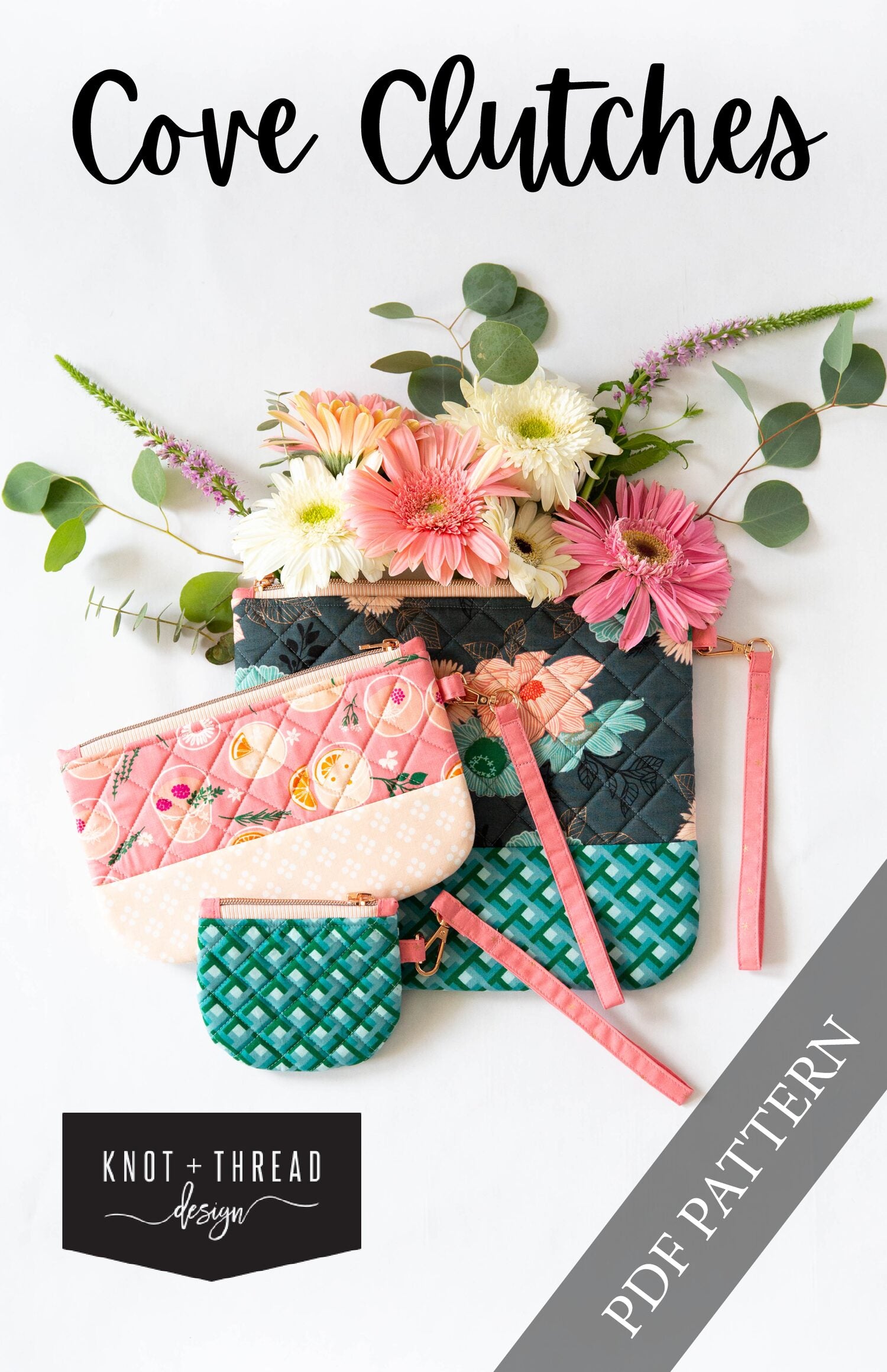 Cove Clutches (PDF Pattern) – Knot and Thread Design