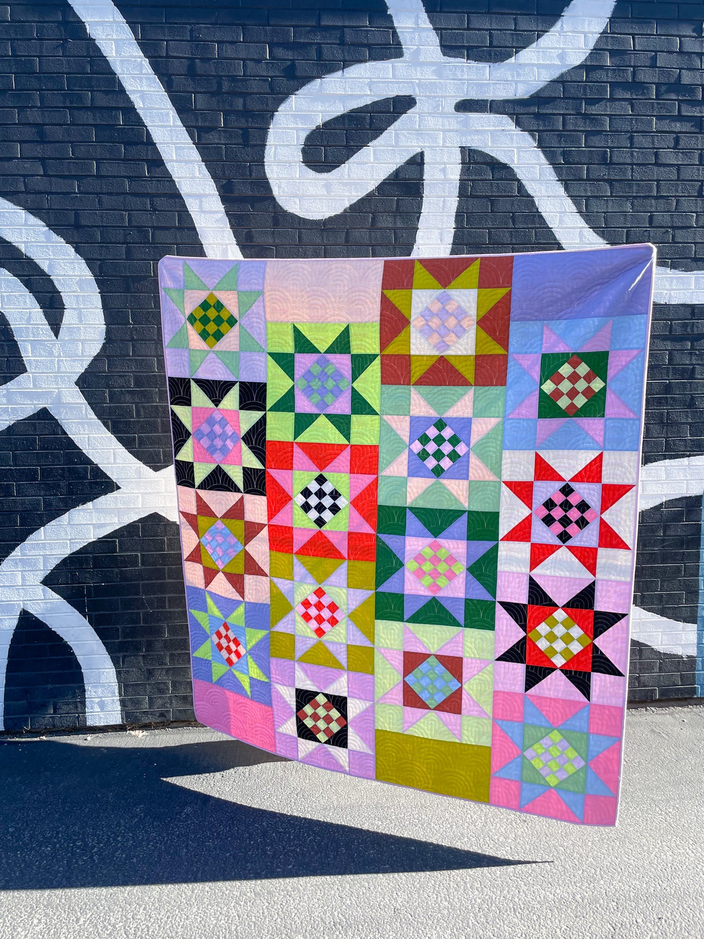 Checkered Star (PDF Pattern) – Knot and Thread Design