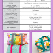 Patchwork Duffle Mini 2nd Edition (PDF Pattern) – Knot and Thread Design