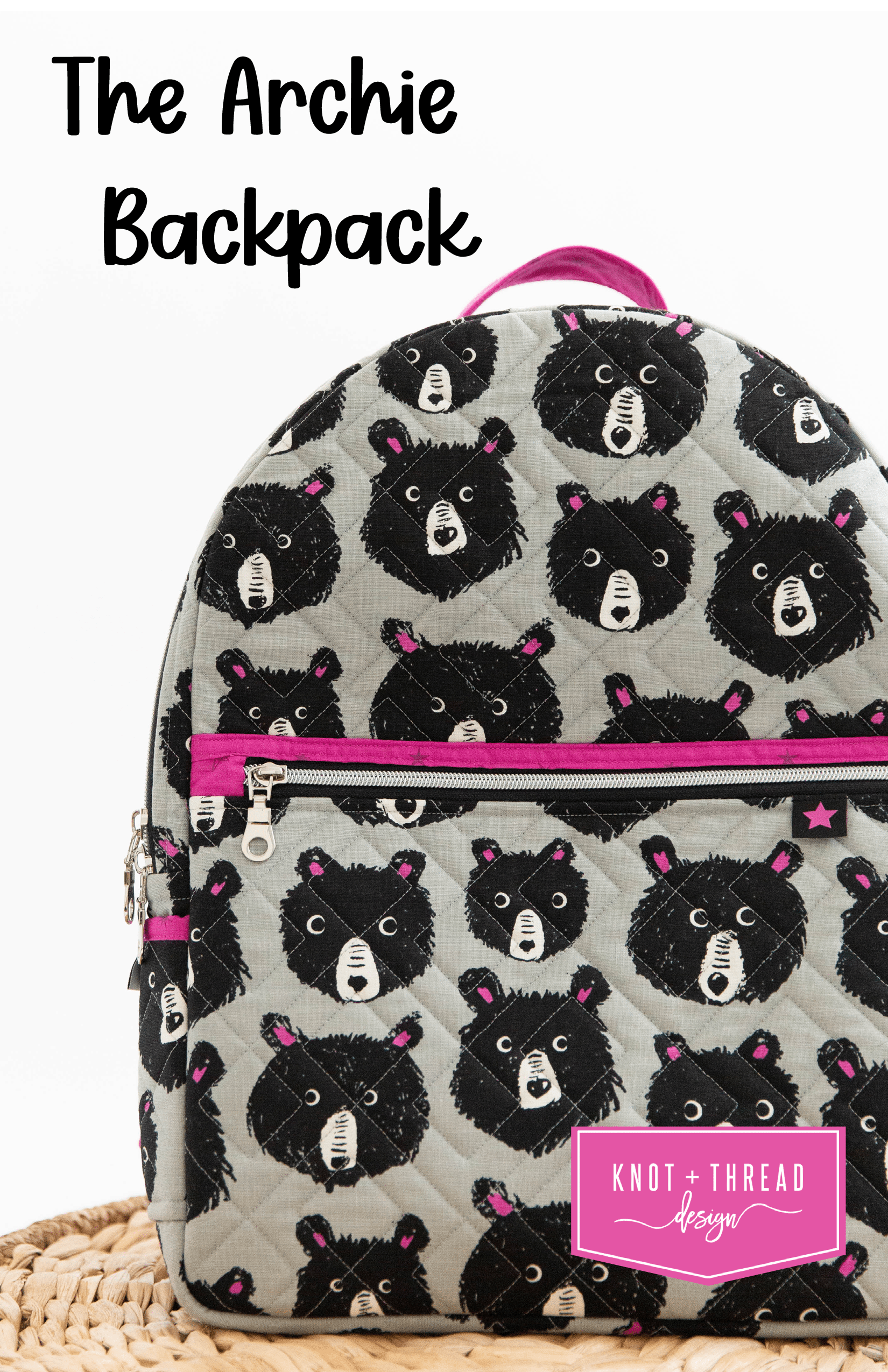 The Archie Backpack (Paper Pattern) – Knot and Thread Design