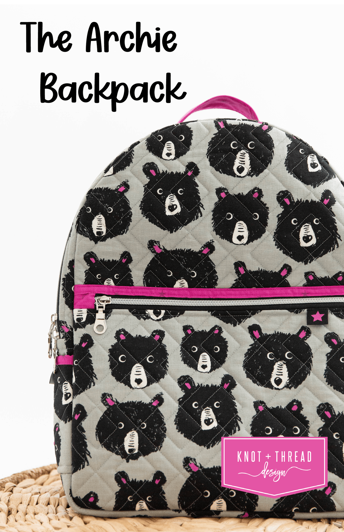 The Archie Backpack (Paper Pattern) – Knot and Thread Design