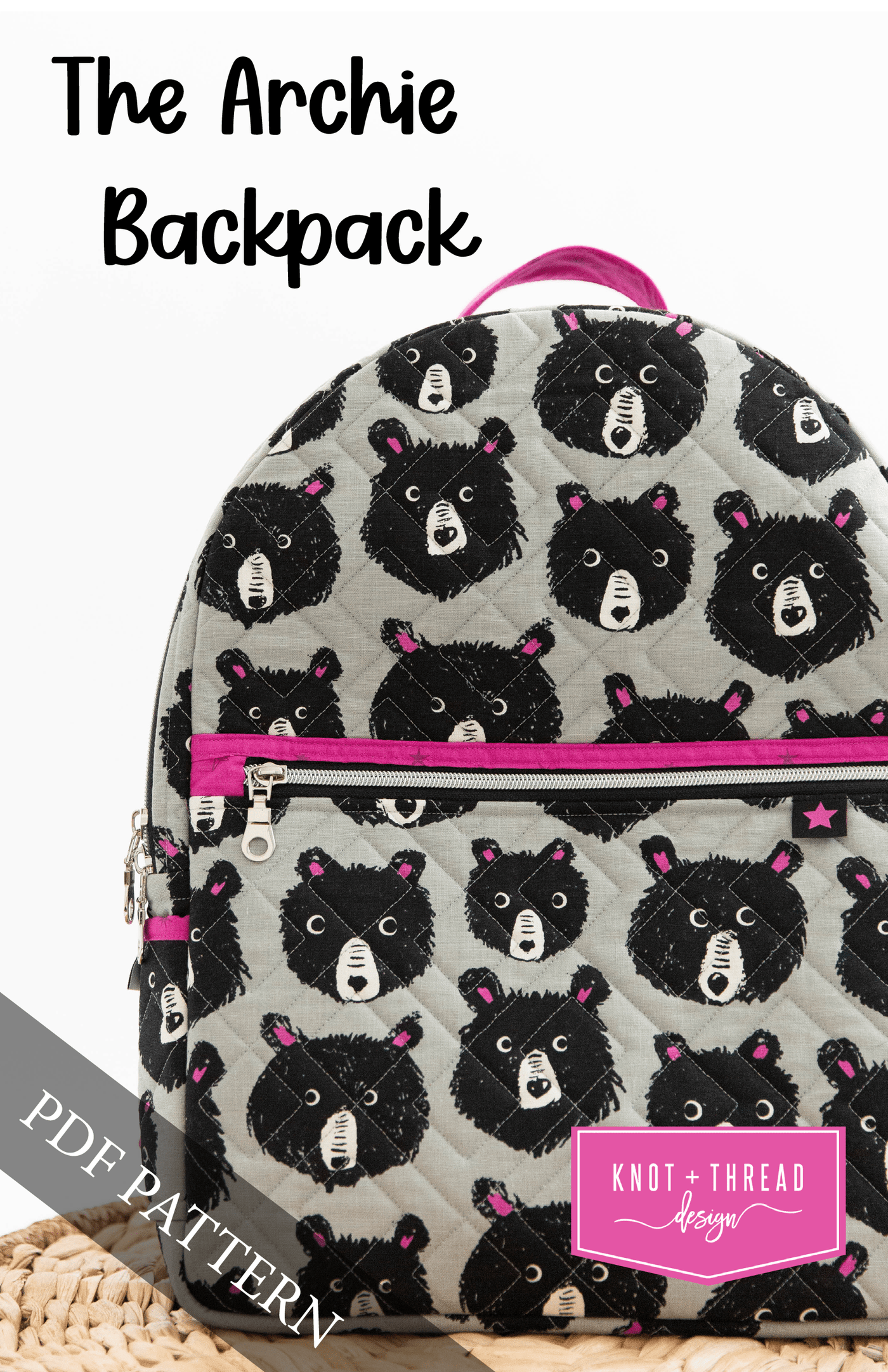 The Archie Backpack (PDF Pattern) – Knot and Thread Design