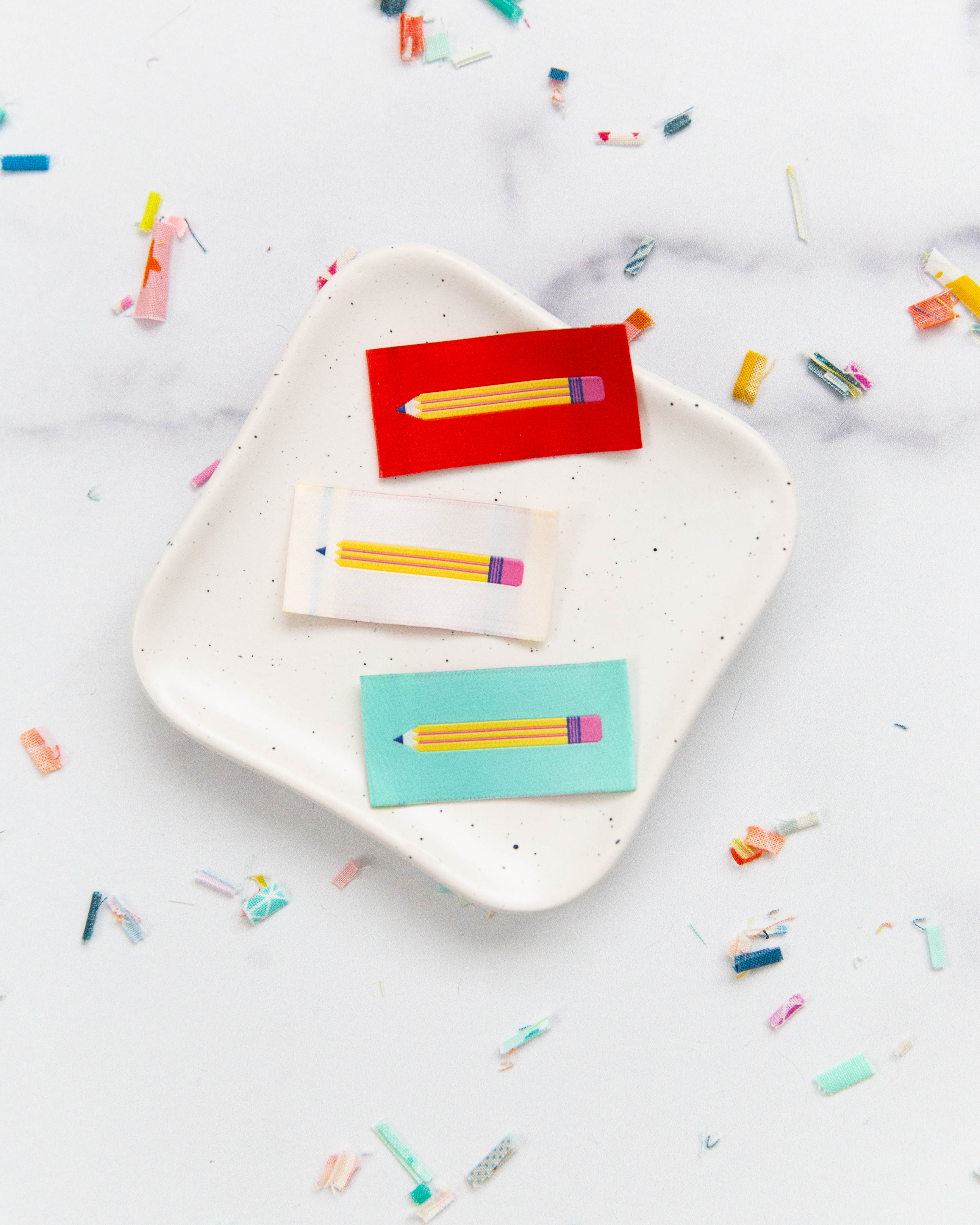 "Pencils" Sew-in Labels – Knot and Thread Design
