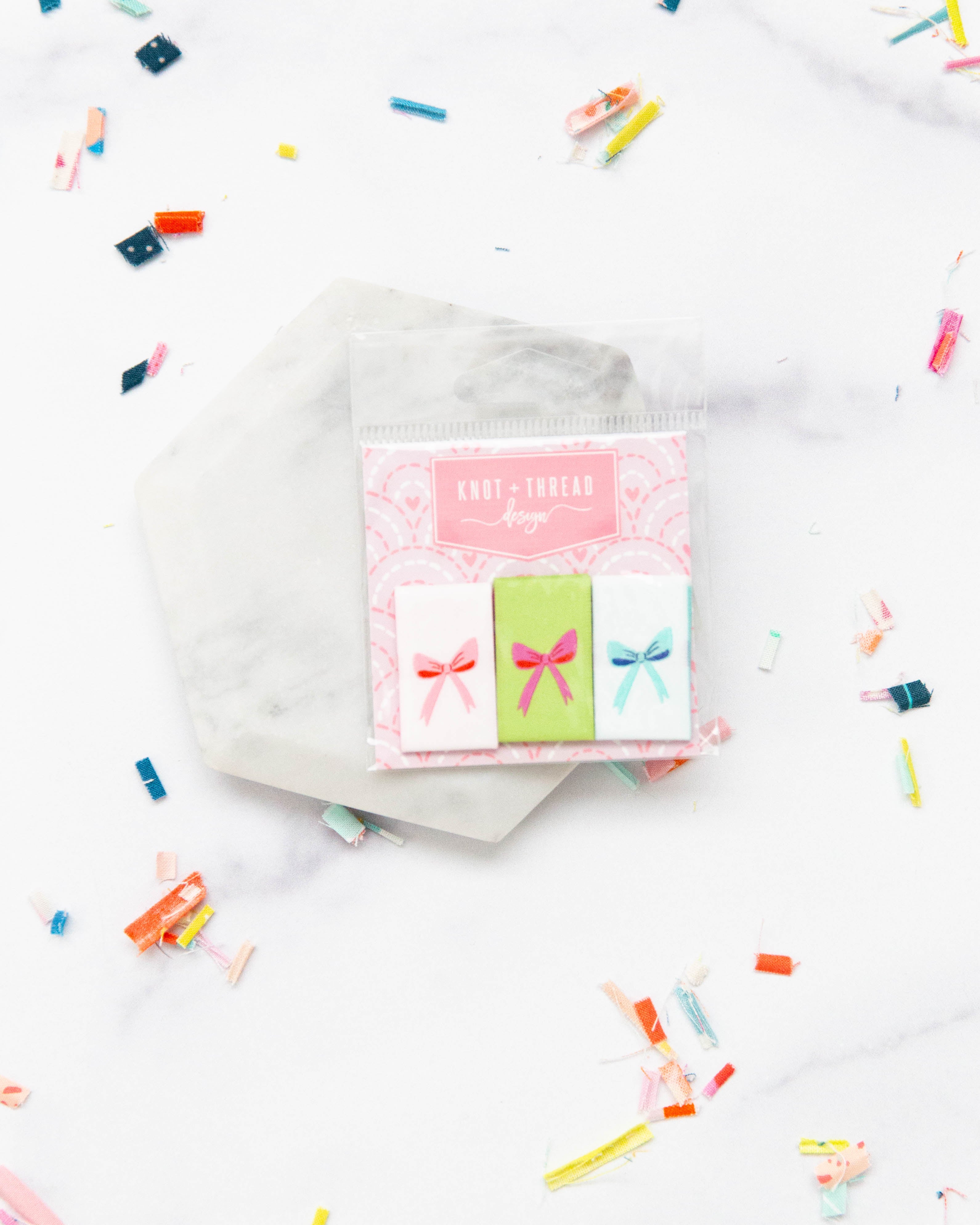 "Bows" Sew-in Labels – Knot and Thread Design
