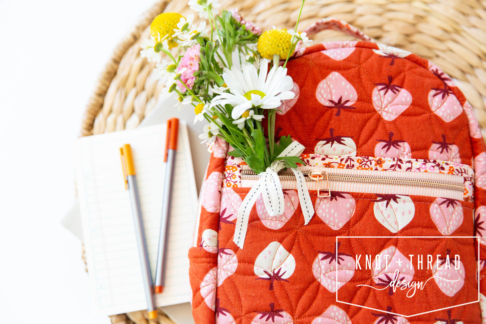The Violet Backpack (PDF Pattern) – Knot and Thread Design