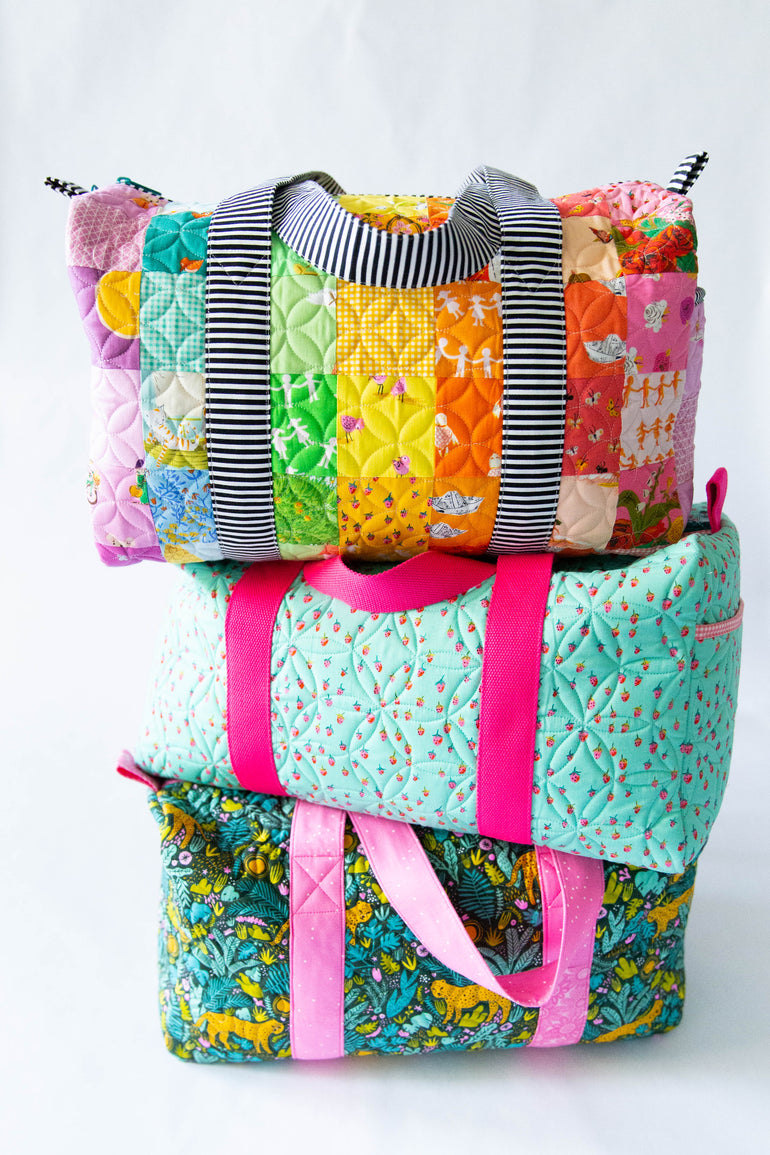 Patchwork Duffle Mini 2nd Edition (PDF Pattern) – Knot and Thread Design